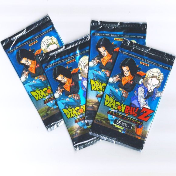 Dragonball Z | Toys | New 4 Dragonball Z Evolution Booster Packs Dbz ...